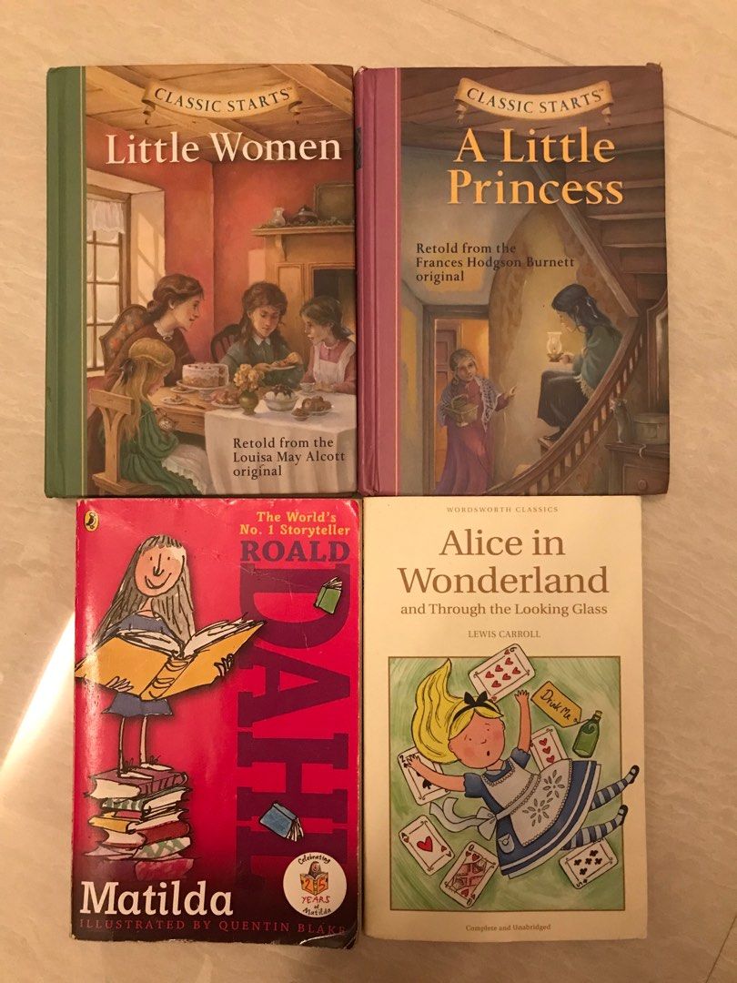 Children’s Books Bundle (Matilda, Alice in Wonderland, Little Women ...