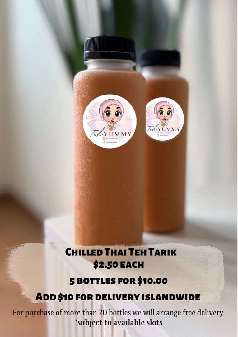 Chilled Teh Tarik, Food & Drinks, Beverages on Carousell