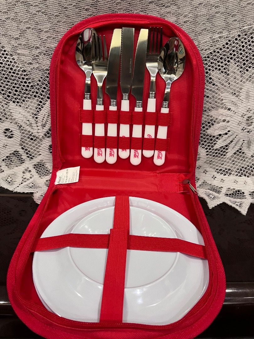 Coca Cola Cutlery Set, Furniture & Home Living, Kitchenware & Tableware ...