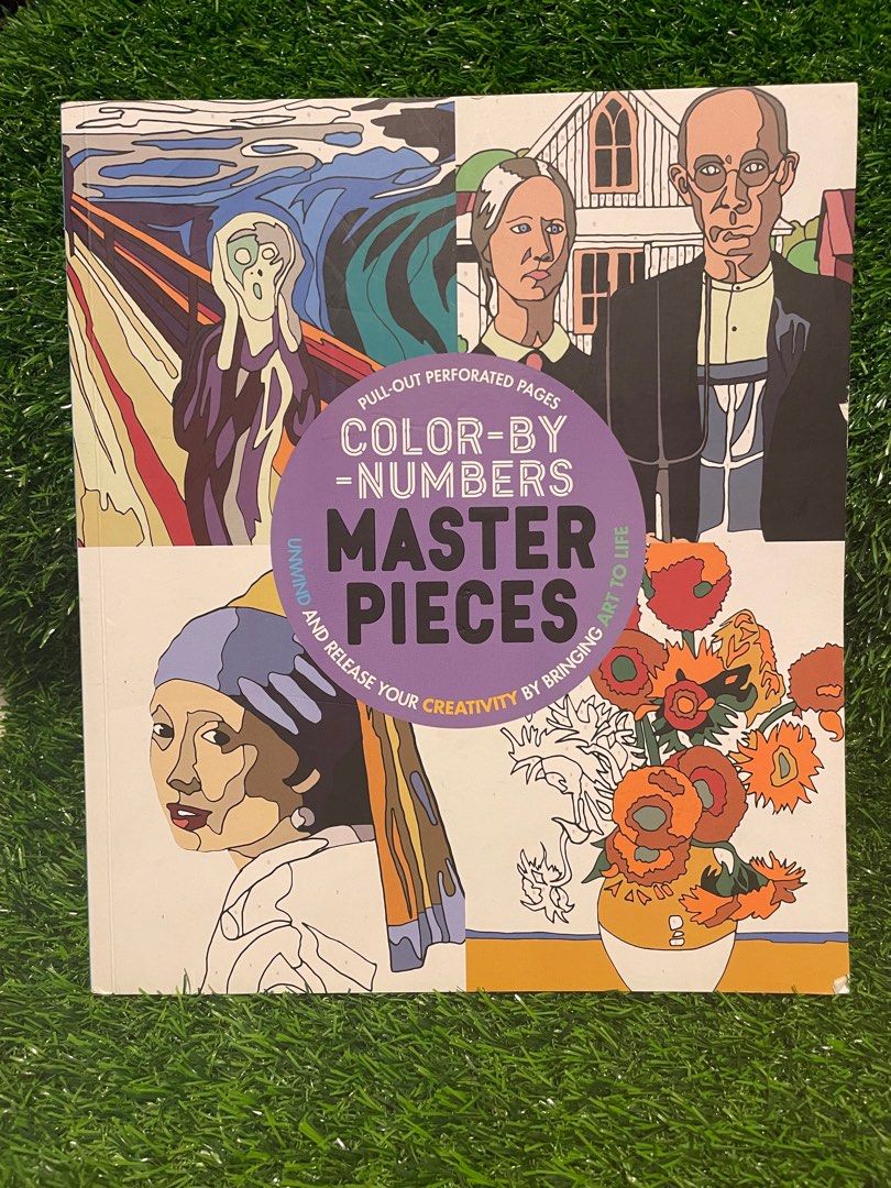 Color-by-Numbers Masterpieces (Brand New), Hobbies & Toys, Books ...