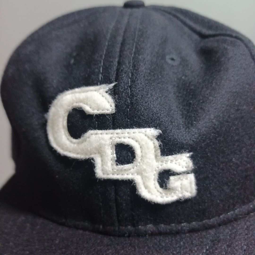 Comme Des Garcons CDG x Ebbets Wool Cap Slant Logo Japan Exclusive, Men ...