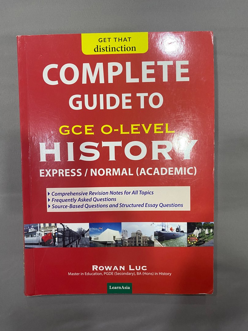 Complete guide to O Level History, Hobbies & Toys, Books & Magazines ...