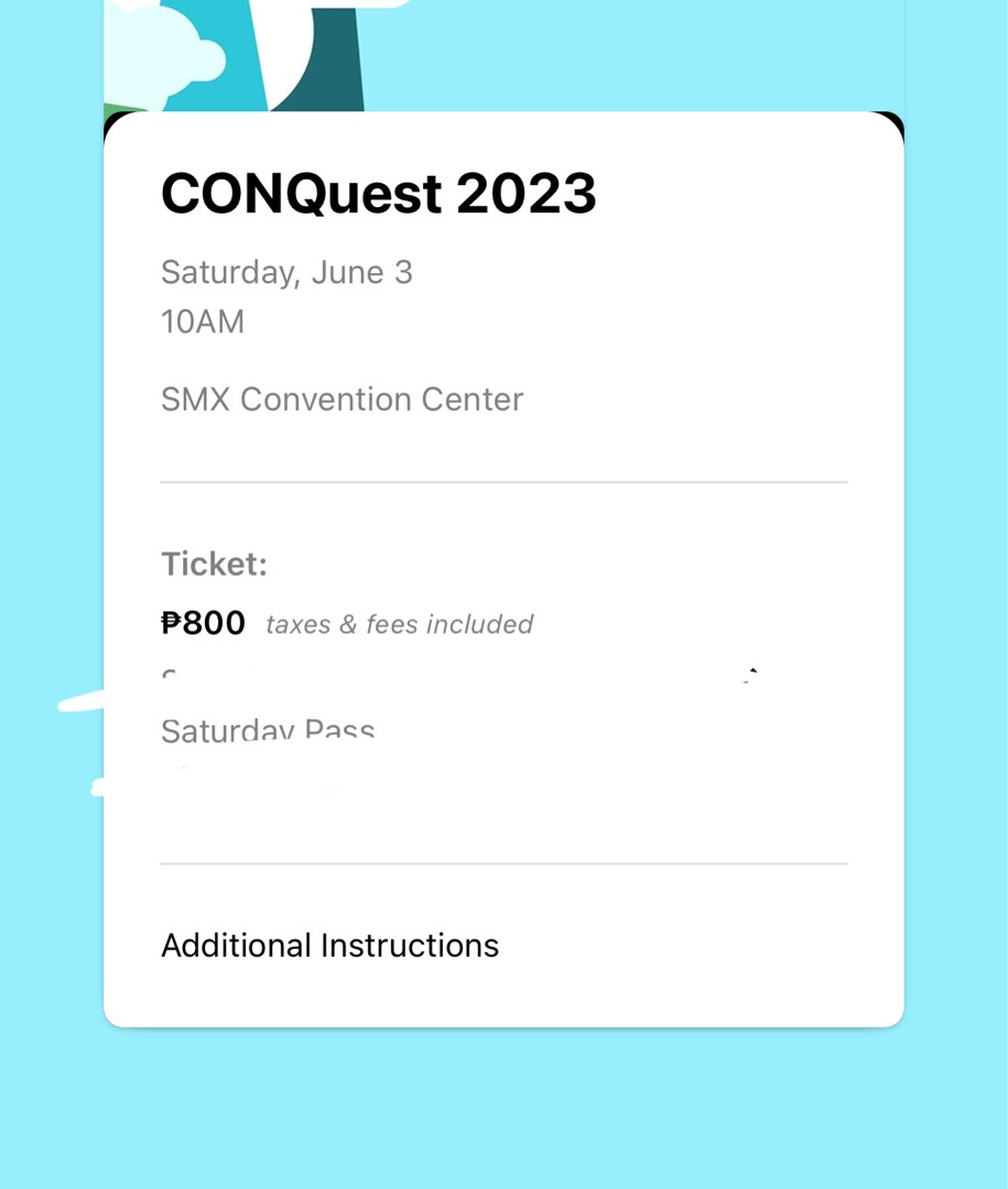 CONQUEST DAY02 SATURDAY PASS on Carousell