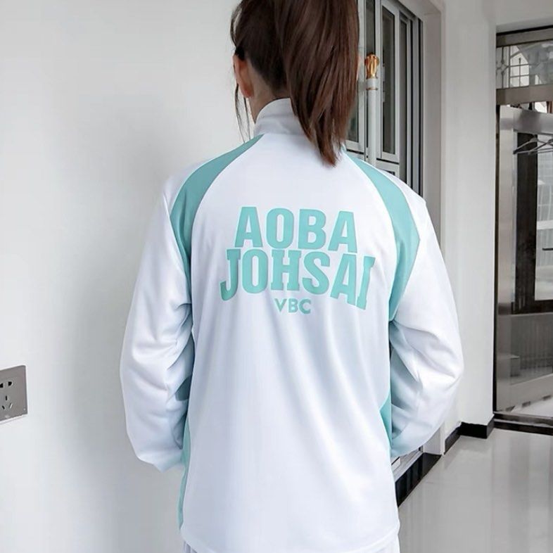 Cosplay Haikyuu Oikawa Tooru Iwaizumi Jersey Jacket Windbreaker Costume ...