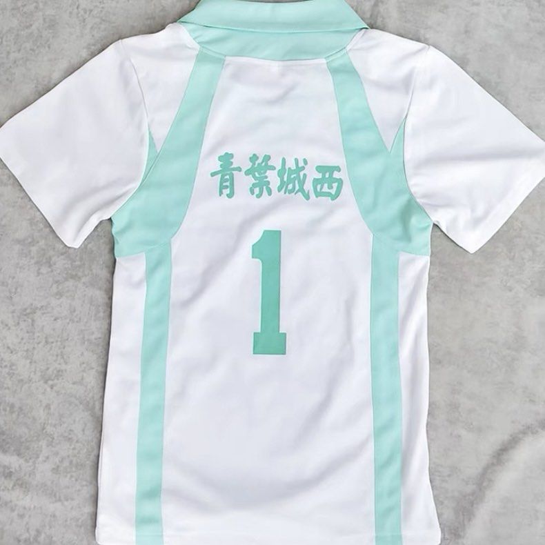 Cosplay Haikyuu Oikawa Tooru Iwaizumi Jersey Jacket Windbreaker Costume ...