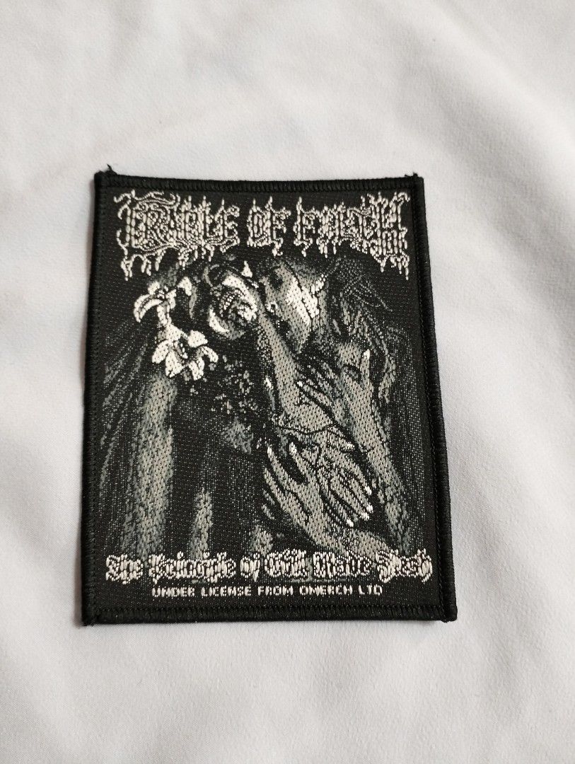 Cradle of Filth Official Merchandise Patch Small patches back battle ...