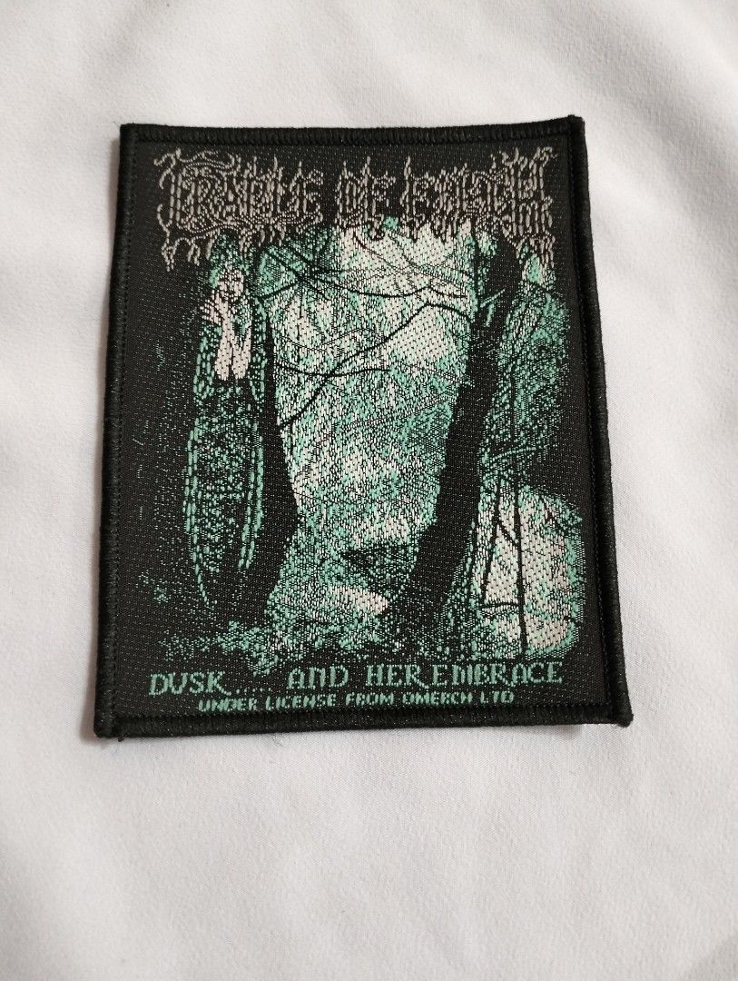 Cradle of Filth Official Merchandise Patch Small patches back battle ...
