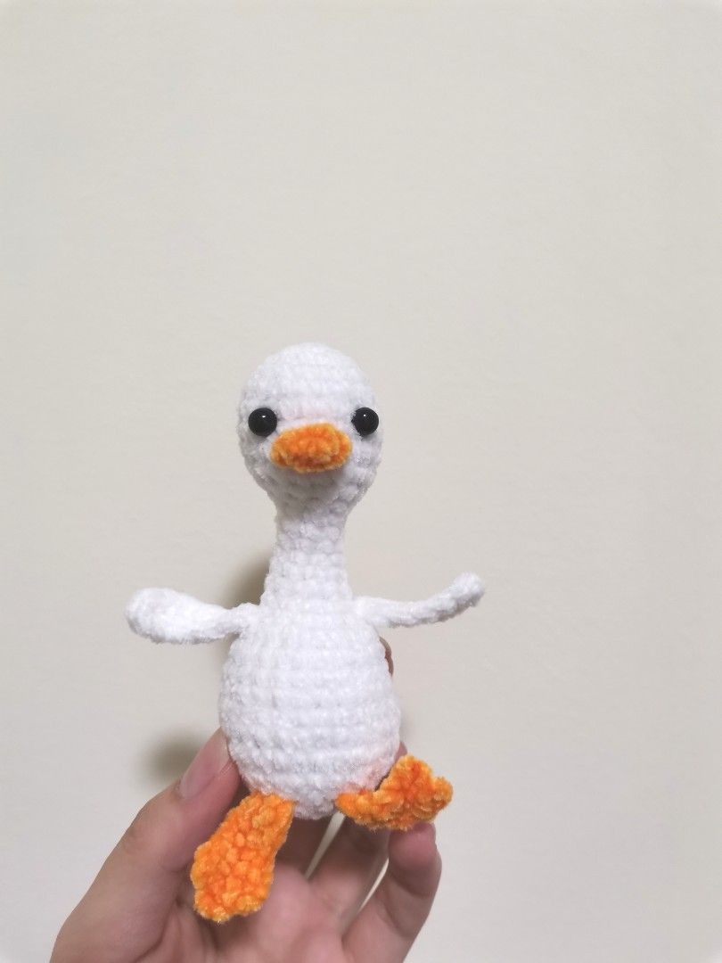 Crochet duck keychain, Hobbies & Toys, Stationery & Craft, Handmade ...