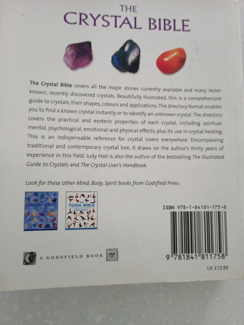 Crystal Bible book, Hobbies & Toys, Books & Magazines, Fiction & Non ...