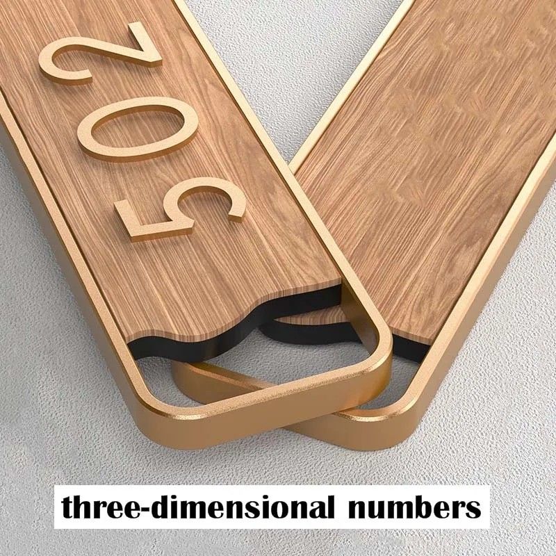 Custom Signs Doorplates Self-adhesive Acrylic House Numbers Address ...