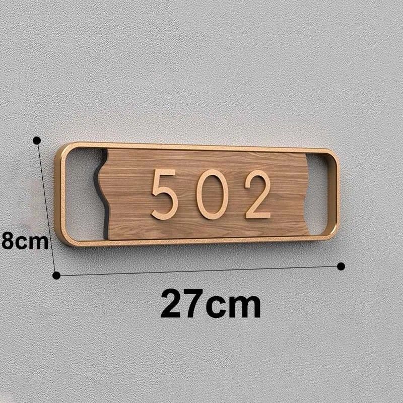 Custom Signs Doorplates Self-adhesive Acrylic House Numbers Address ...