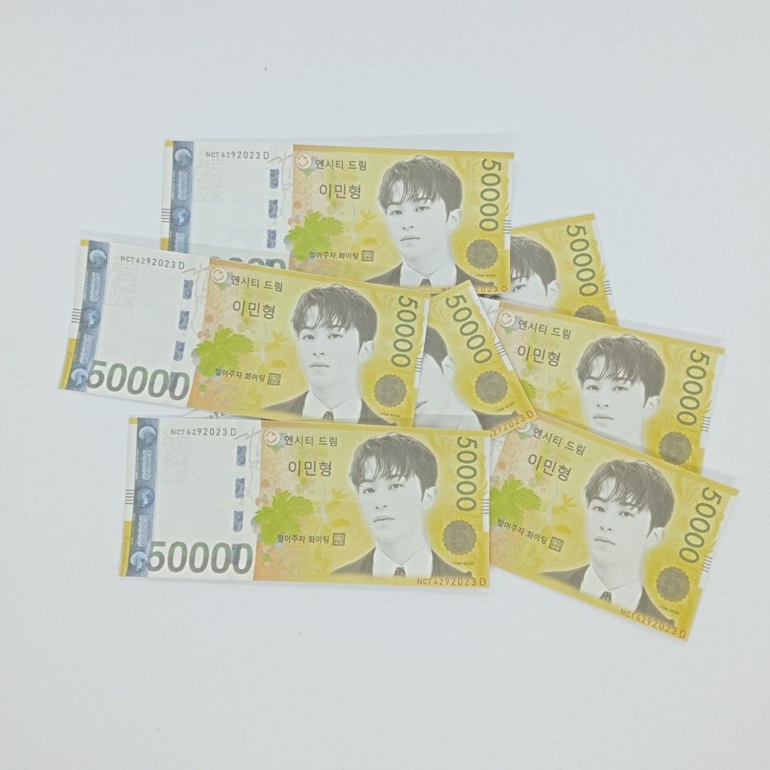 Customized fake money korean won on Carousell