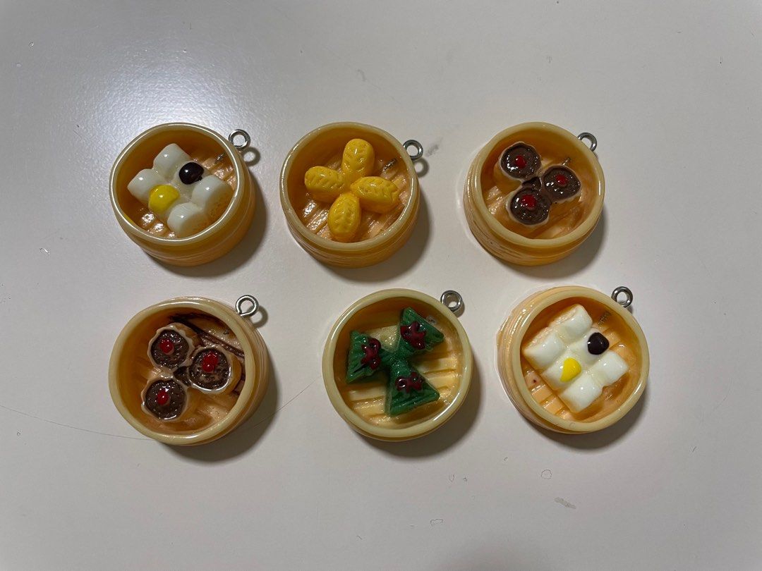 Cute Dim Sum Charms, Hobbies & Toys, Stationery & Craft, Craft Supplies ...