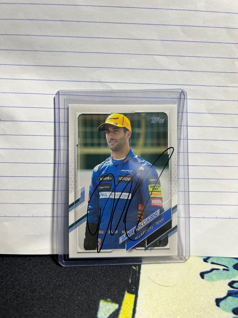 Daniel Ricciardo Signature, Hobbies & Toys, Memorabilia & Collectibles ...
