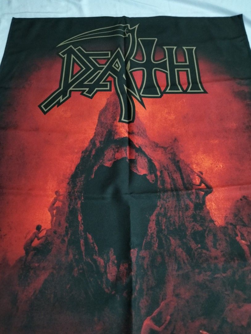 Death Official Merchandise Flag Banner Obituary Napalm Death Death ...