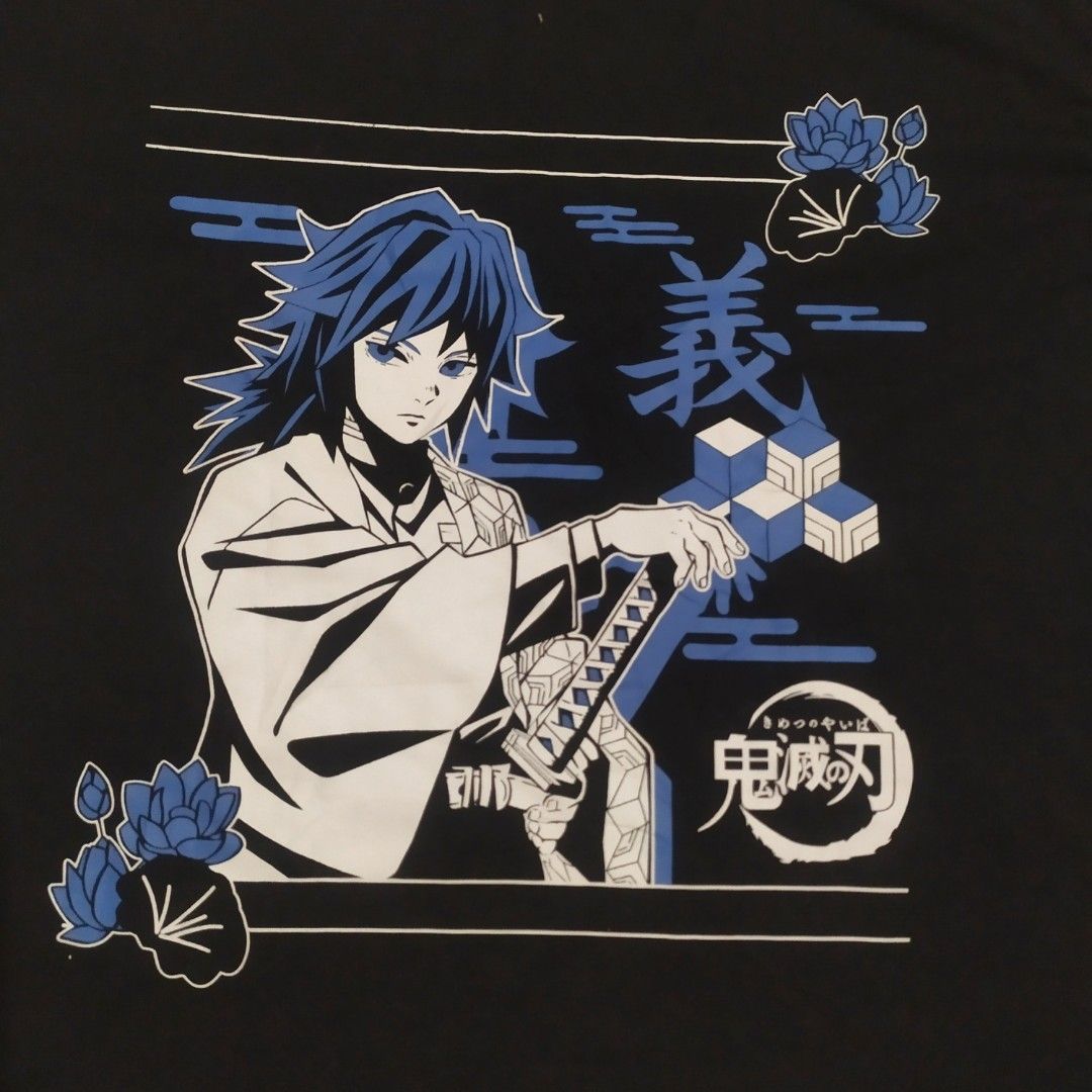 DEMON SLAYER (GIYU TOMIOKA) T-SHIRT | KIMETSU NO YAIBA | KAOS, Fesyen ...