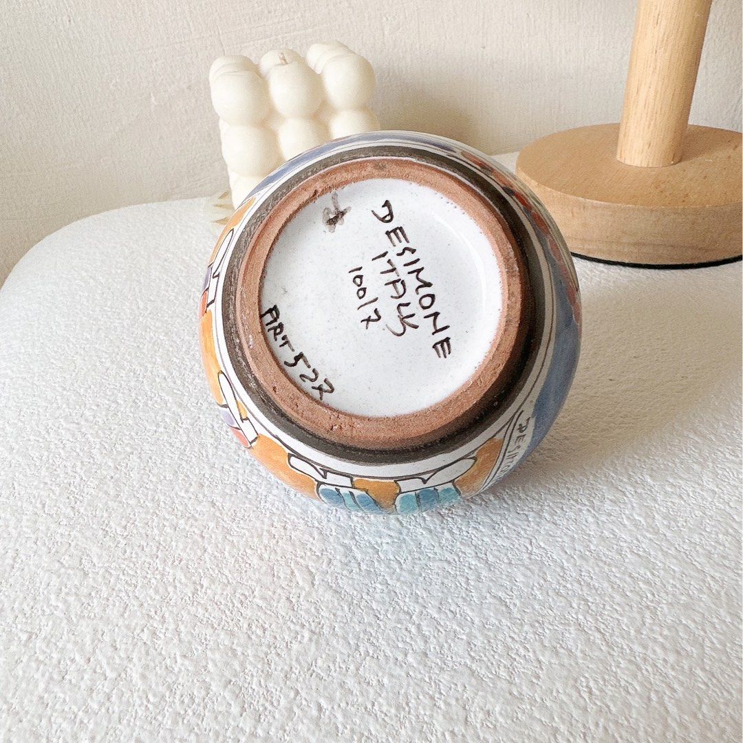 Desimone Italy Hand-painted Mini Vase on Carousell