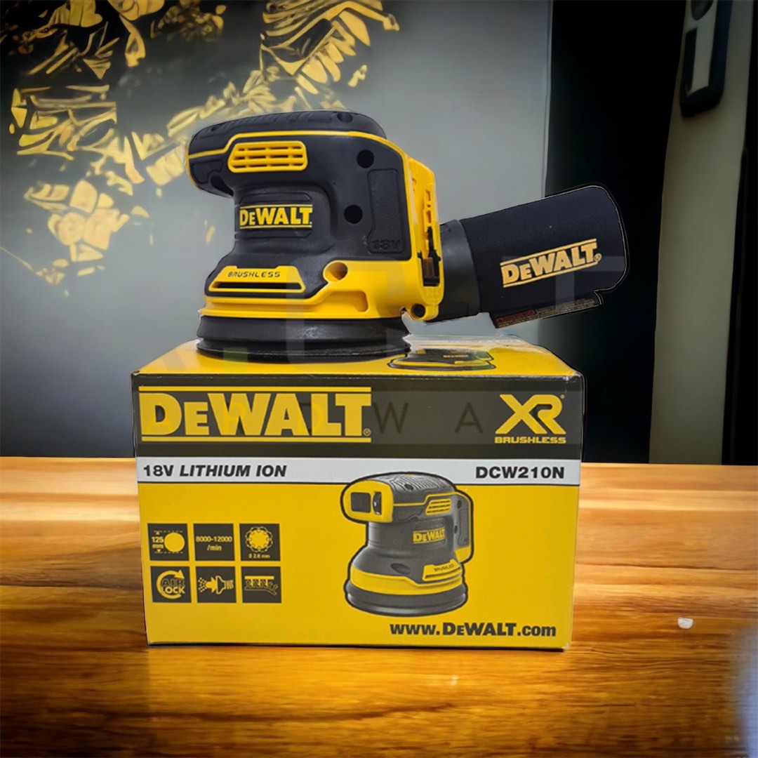 DEWALT 18V XR LI-ION BRUSHLESS ORBITAL SANDER 125MM DCW210N (BARE UNIT ...
