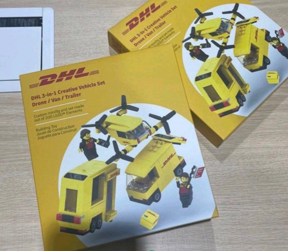 DHL lego special edition, Hobbies & Toys, Toys & Games on Carousell