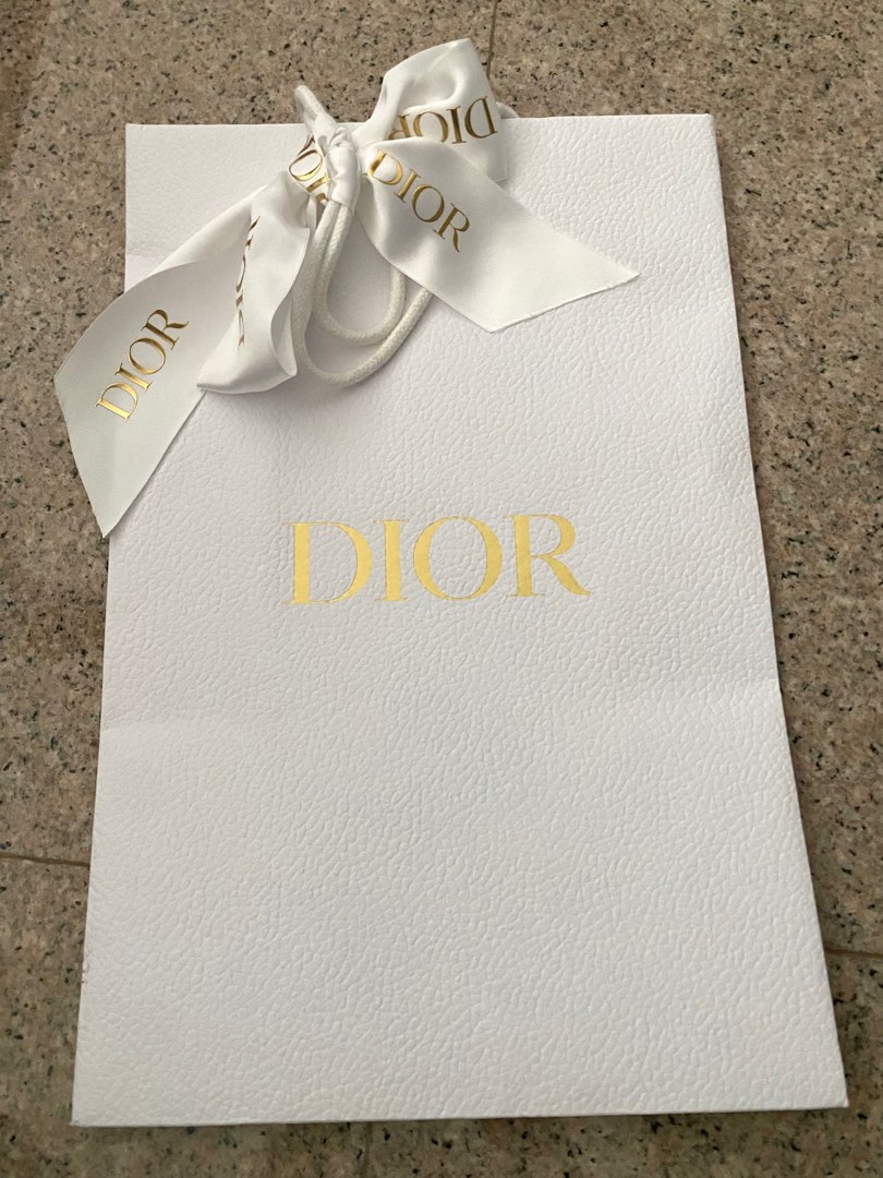 Dior paper bag, Luxury, Bags & Wallets on Carousell