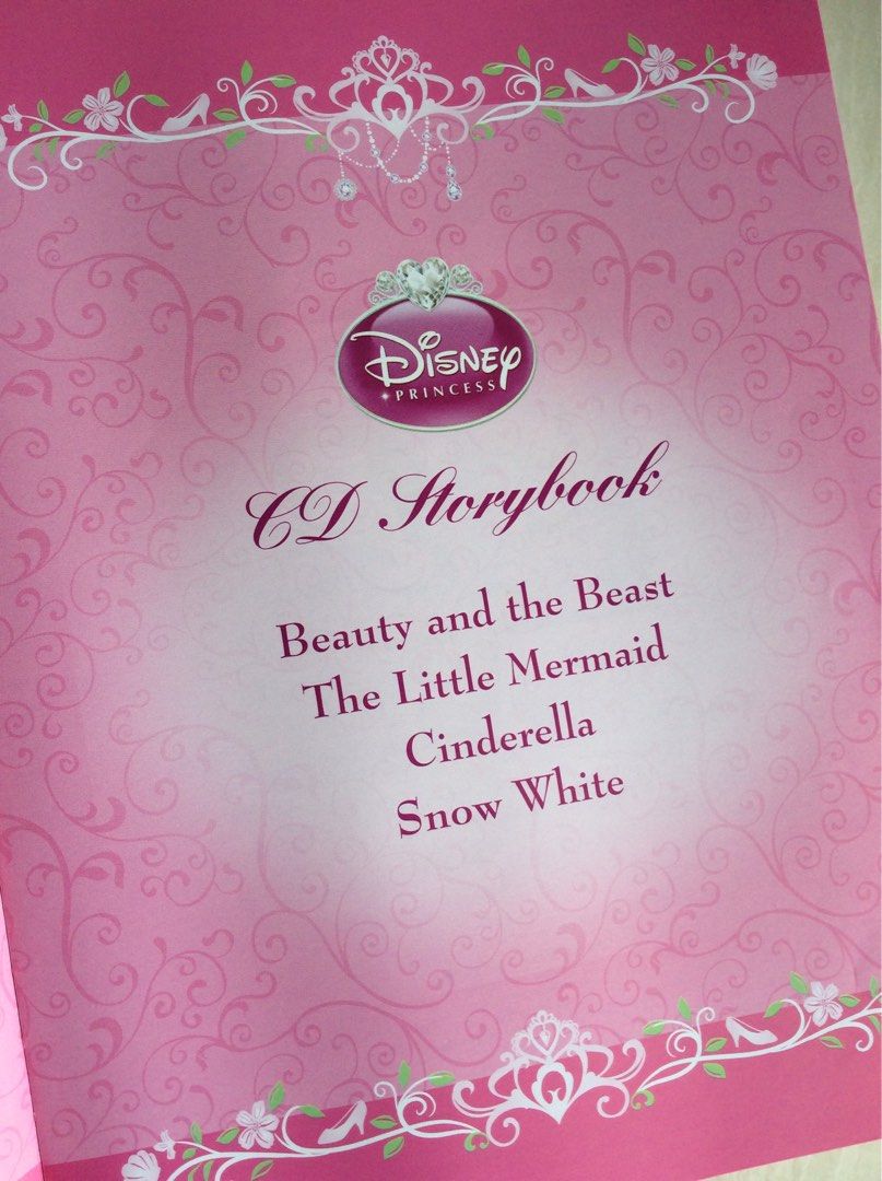 Disney princess CD story book (includes 4 stories), Hobbies & Toys ...