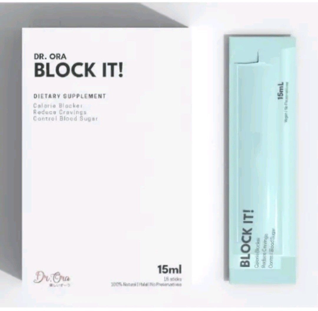 Dr Ora Block It! Carbohydrate Blocker Supplement, Health & Nutrition ...