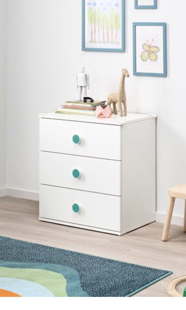 Drawer kids drawer children drawer kids room Chest of 3 drawers, Babies ...