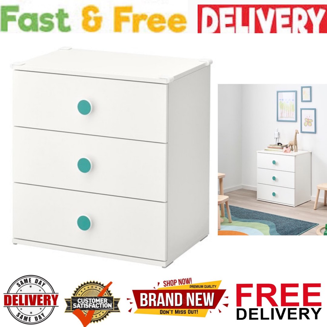 Drawer kids drawer children drawer kids room Chest of 3 drawers, Babies ...