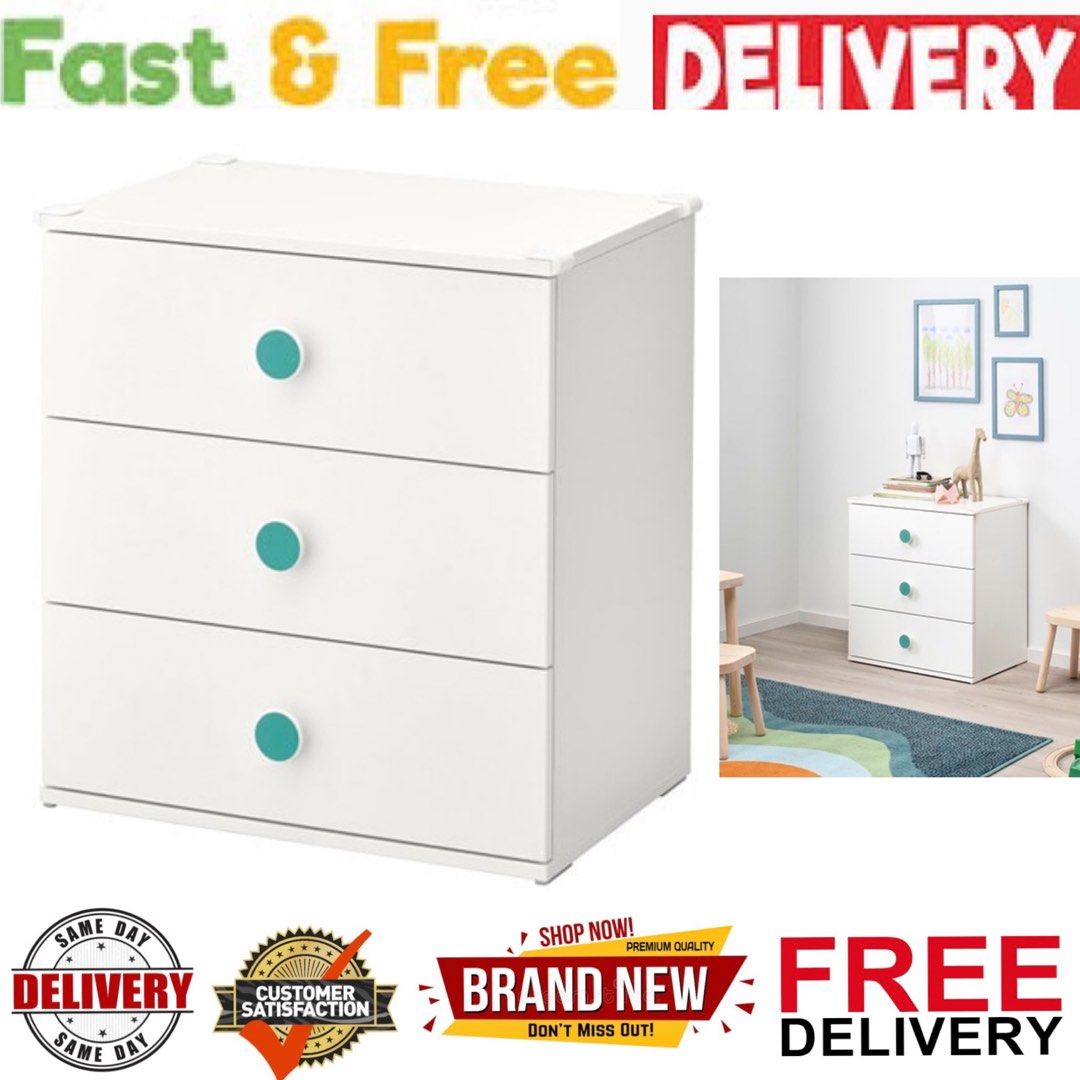Drawer kids drawer children drawer kids room Chest of 3 drawers, Babies ...