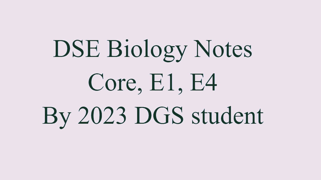 DSE bio notes 自製生物筆記 DGS, 興趣及遊戲, 書本 & 文具, 教科書 - Carousell