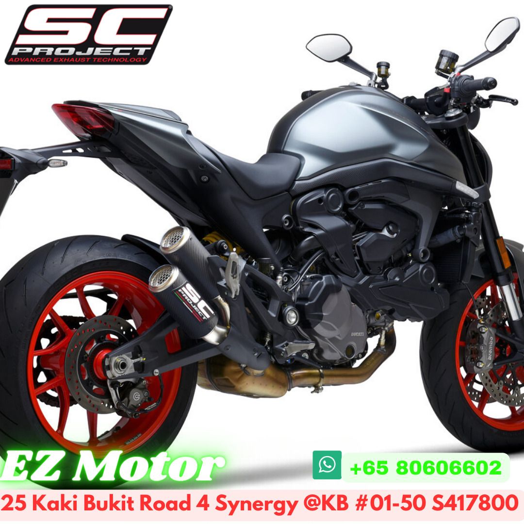 Ducati Monster 937 / 937 Plus / SP (2021-2023) Euro 5 SC Project Twin ...