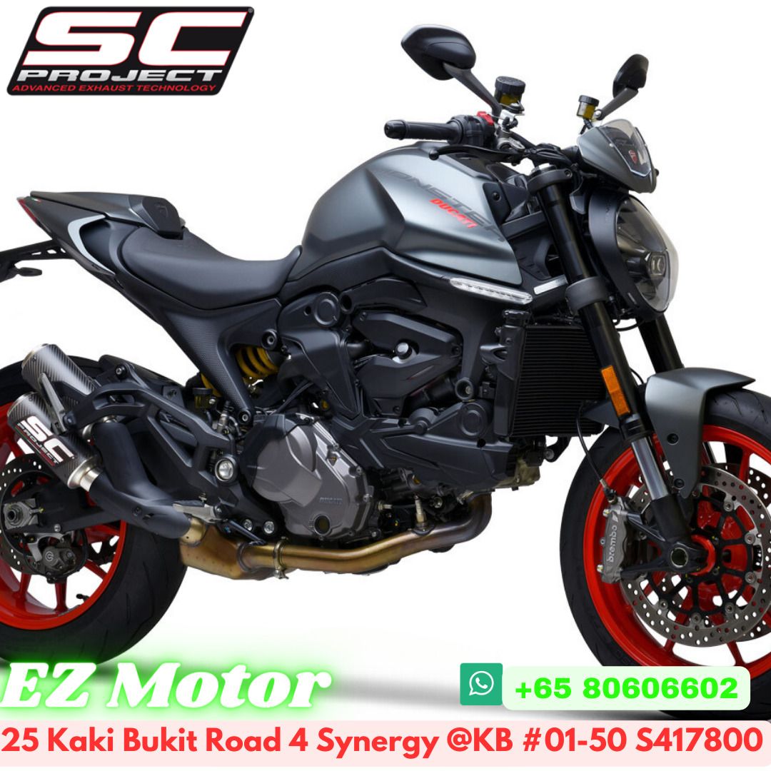 Ducati Monster 937 / 937 Plus / SP (2021-2023) Euro 5 SC Project Twin ...