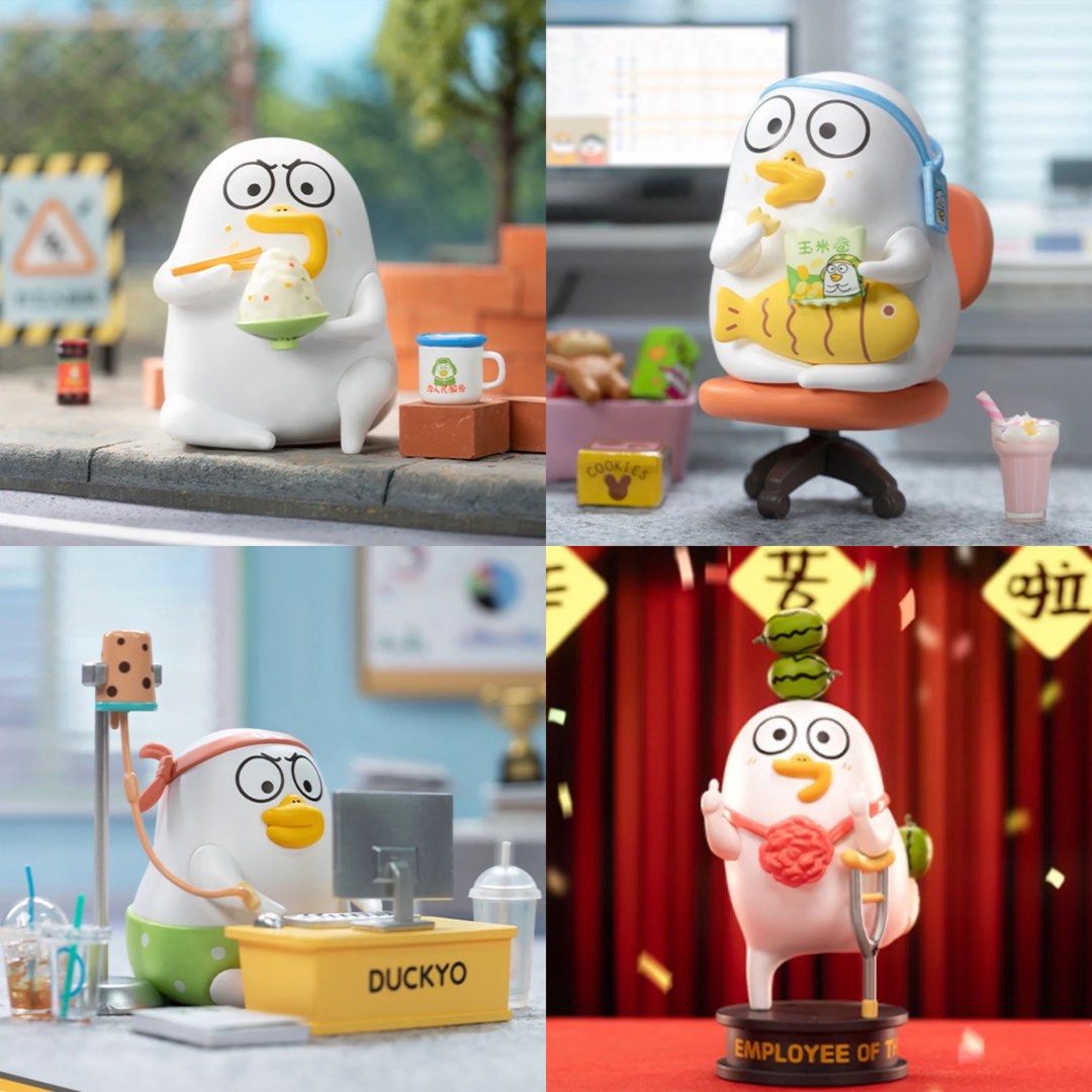 DUCKYO FRIENDS wage earner POPMART/ FULL SET / SINGLE BLIND BOX / ABLE ...