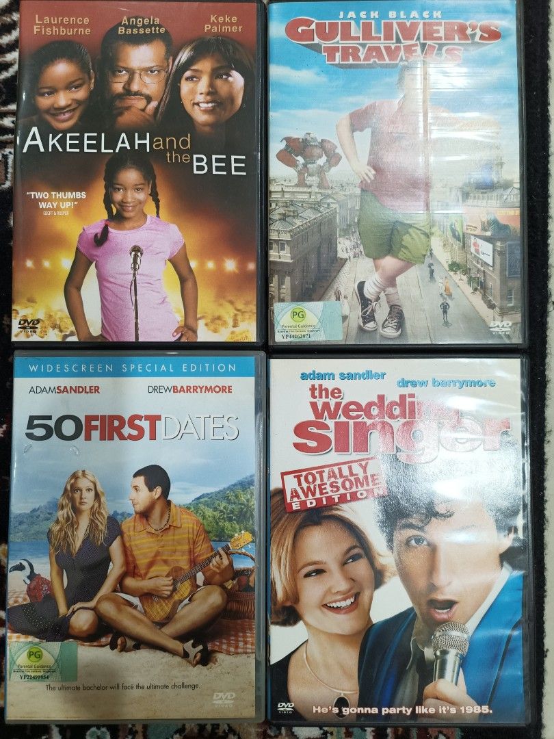 DVD Movies Adam Sandler Drew Barrymore Gulliver's Travels, Hobbies ...