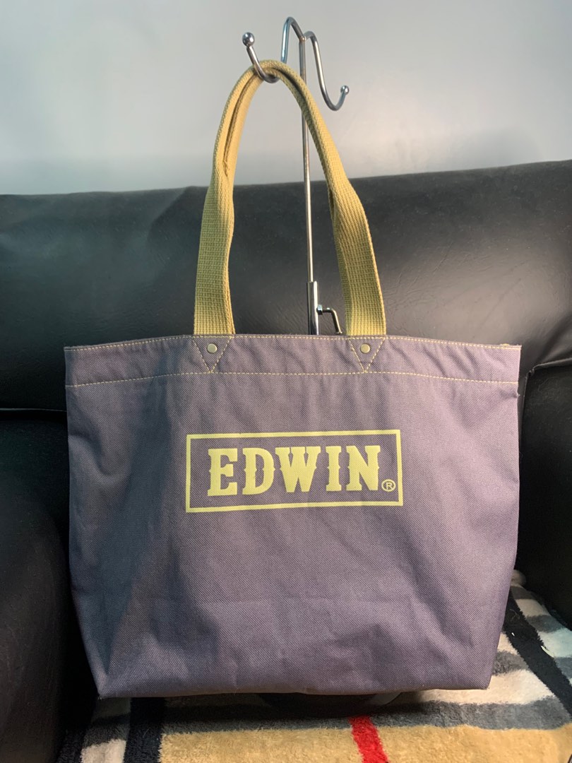 Edwin japan denim tote shoulder bag on Carousell