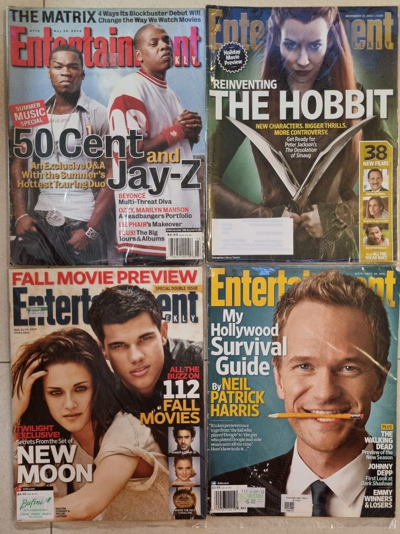 Entertainment Weekly magazine bundle on Carousell