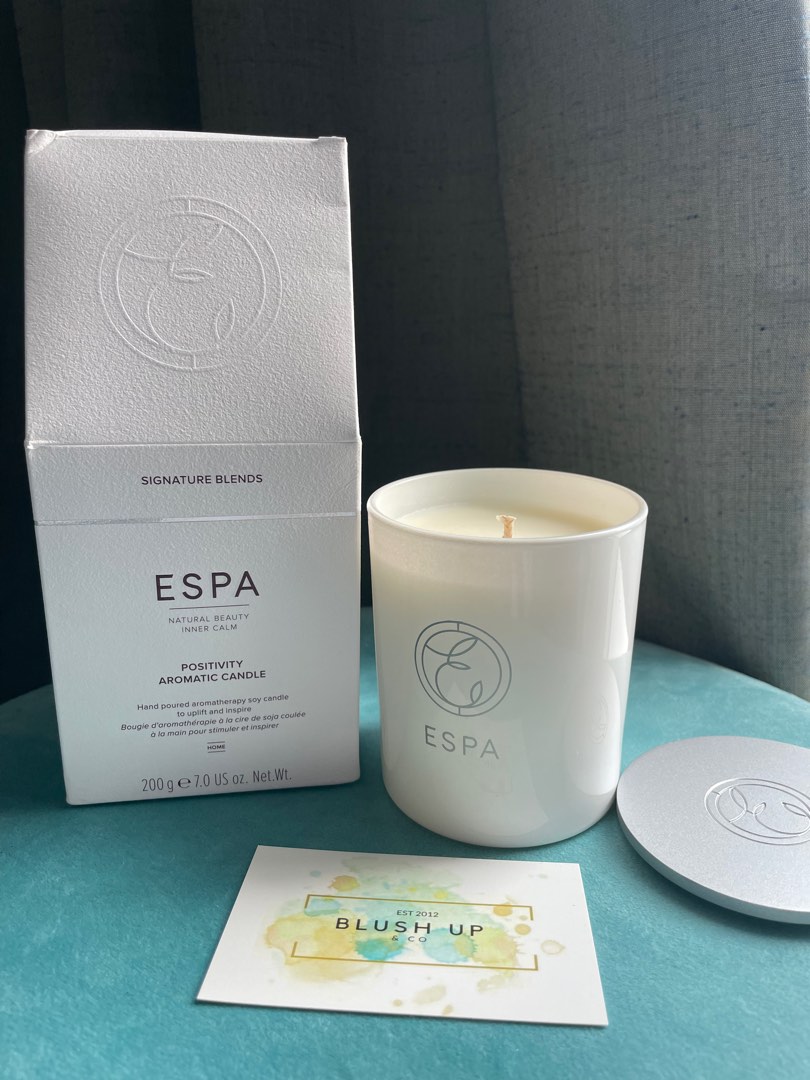 ESPA Positivity Candle 200g, Furniture & Home Living, Home Fragrance on ...