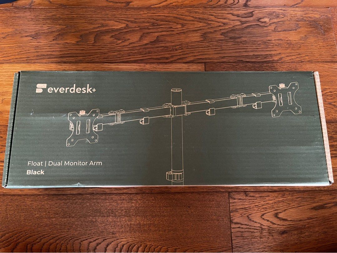 Everdesk dual monitor arm, Computers & Tech, Parts & Accessories ...