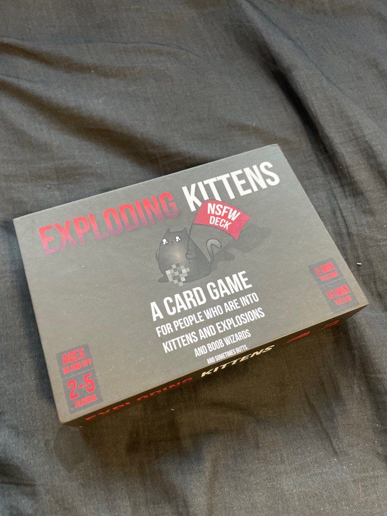 exploding kittens nsfw, Hobbies & Toys, Toys & Games on Carousell