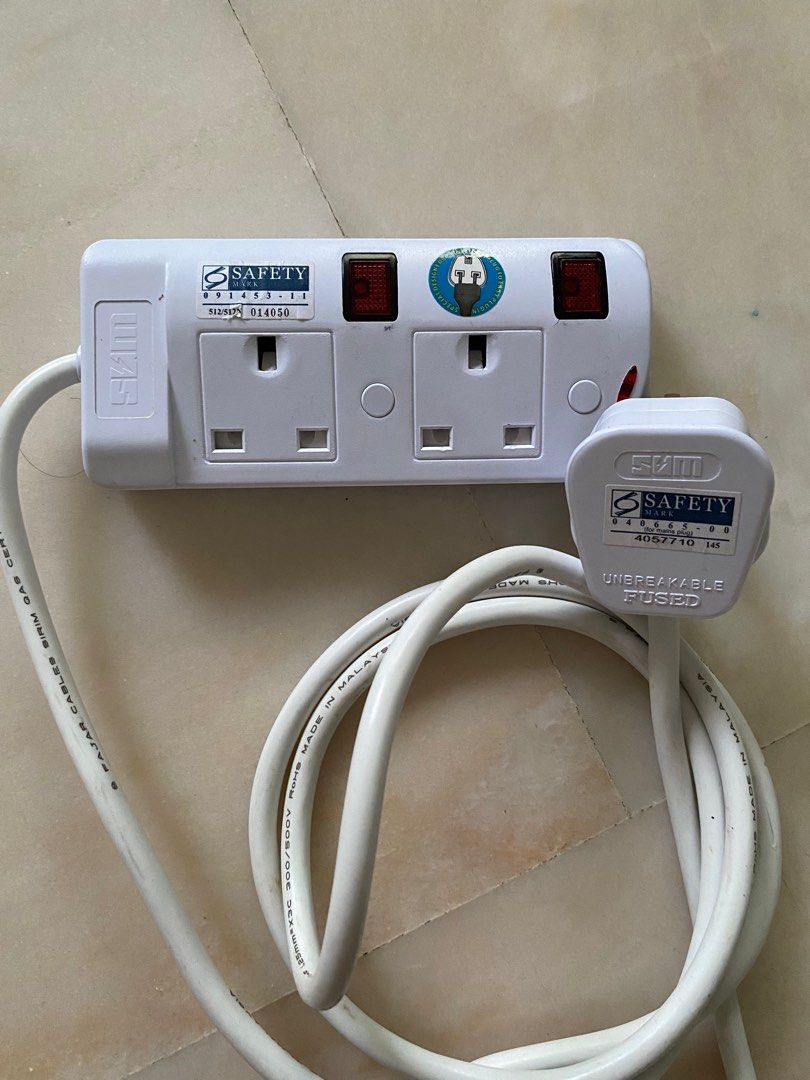 Extension socket, TV & Home Appliances, Electrical, Adaptors & Sockets ...