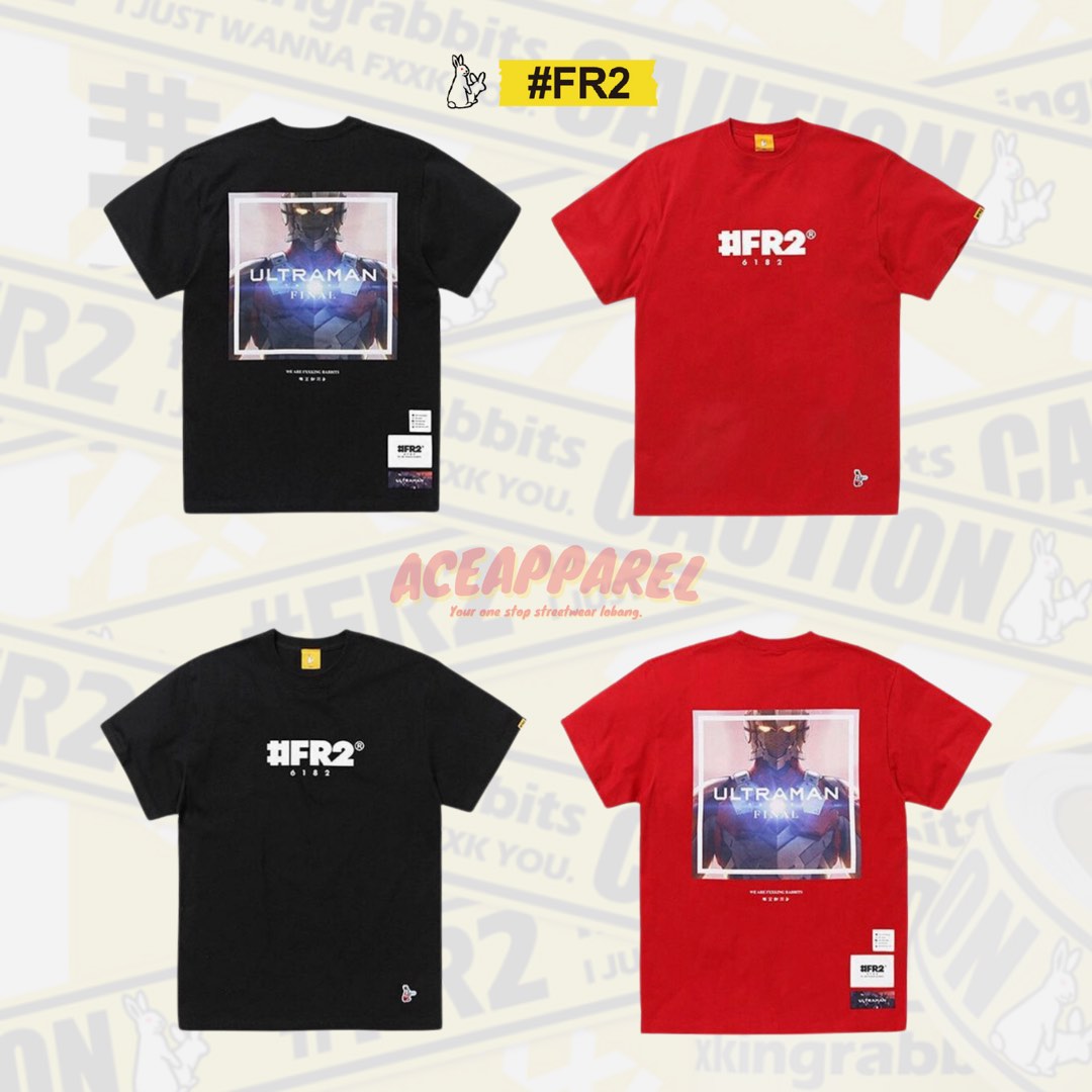FR2 x Ultraman Limited Collab Tees, Men's Fashion, Tops & Sets, Tshirts & Polo Shirts on Carousell