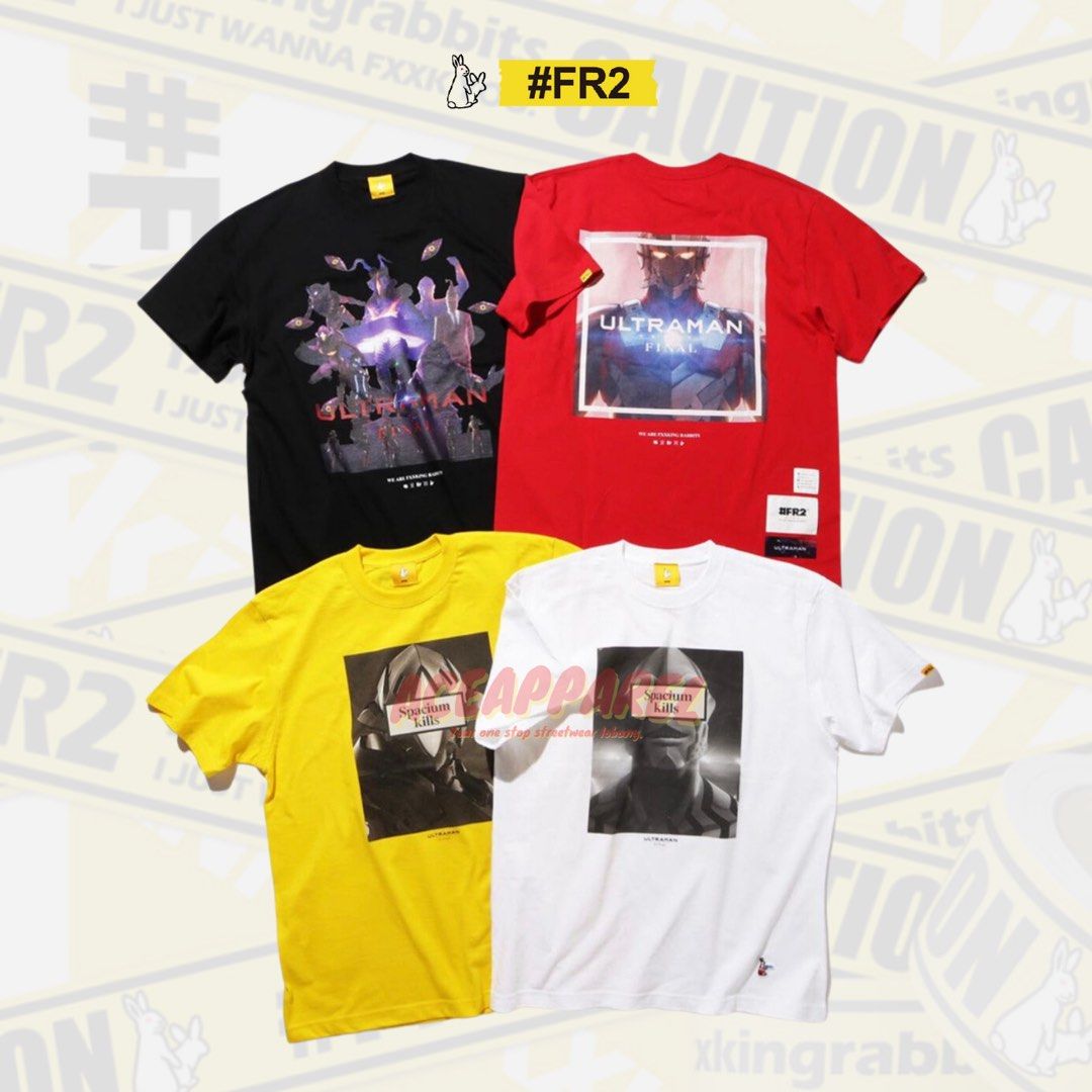 FR2 x Ultraman Limited Collab Tees, Men's Fashion, Tops & Sets, Tshirts & Polo Shirts on Carousell