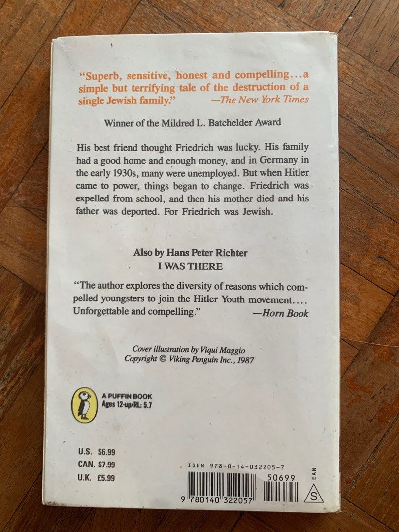 Friedrich by Hans Peter Richter (PM Associa), Hobbies & Toys, Books & Magazines, Textbooks on ...