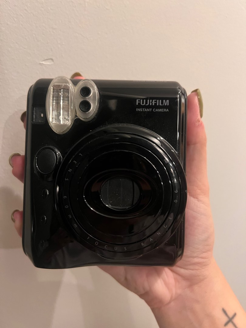 FUJIFILM instax mini 50S Instant Print Camera (Piano Black ...
