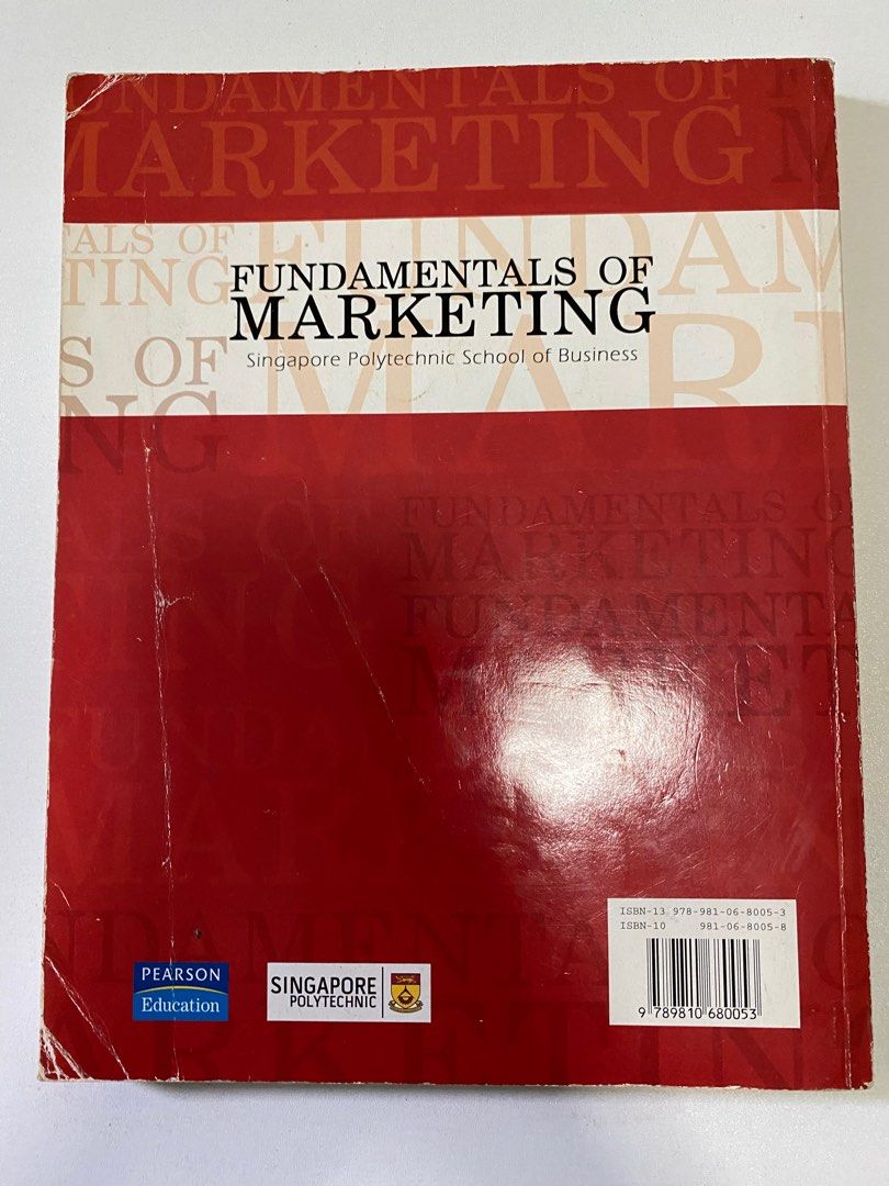 Fundamentals of Marketing Textbook, Hobbies & Toys, Books & Magazines ...