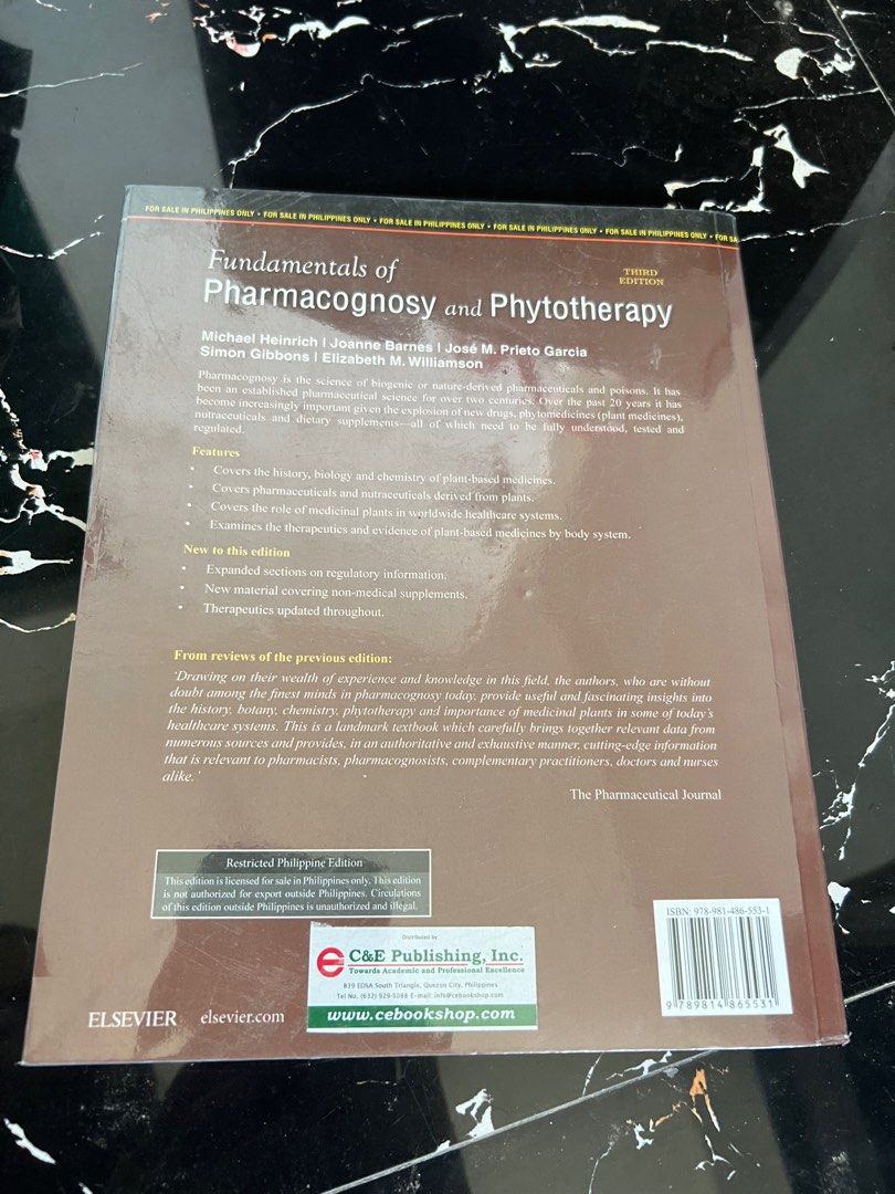 Fundamentals of Pharmacognosy and Phytotherapy -, Hobbies & Toys, Books ...