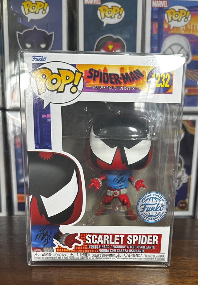 Funko Pop Scarlet Spider - Across The Spider-Verse, Hobbies & Toys ...