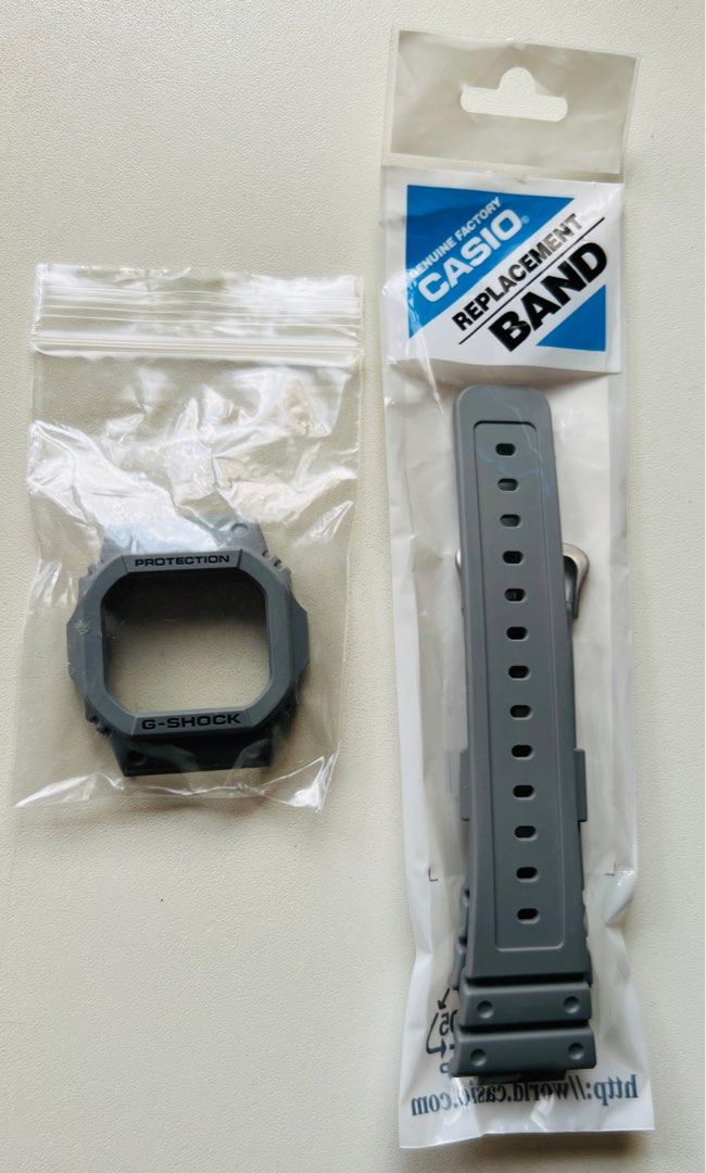 Casio G-Shock Original Replacement Bezel & Resin Band, Men's Fashion ...