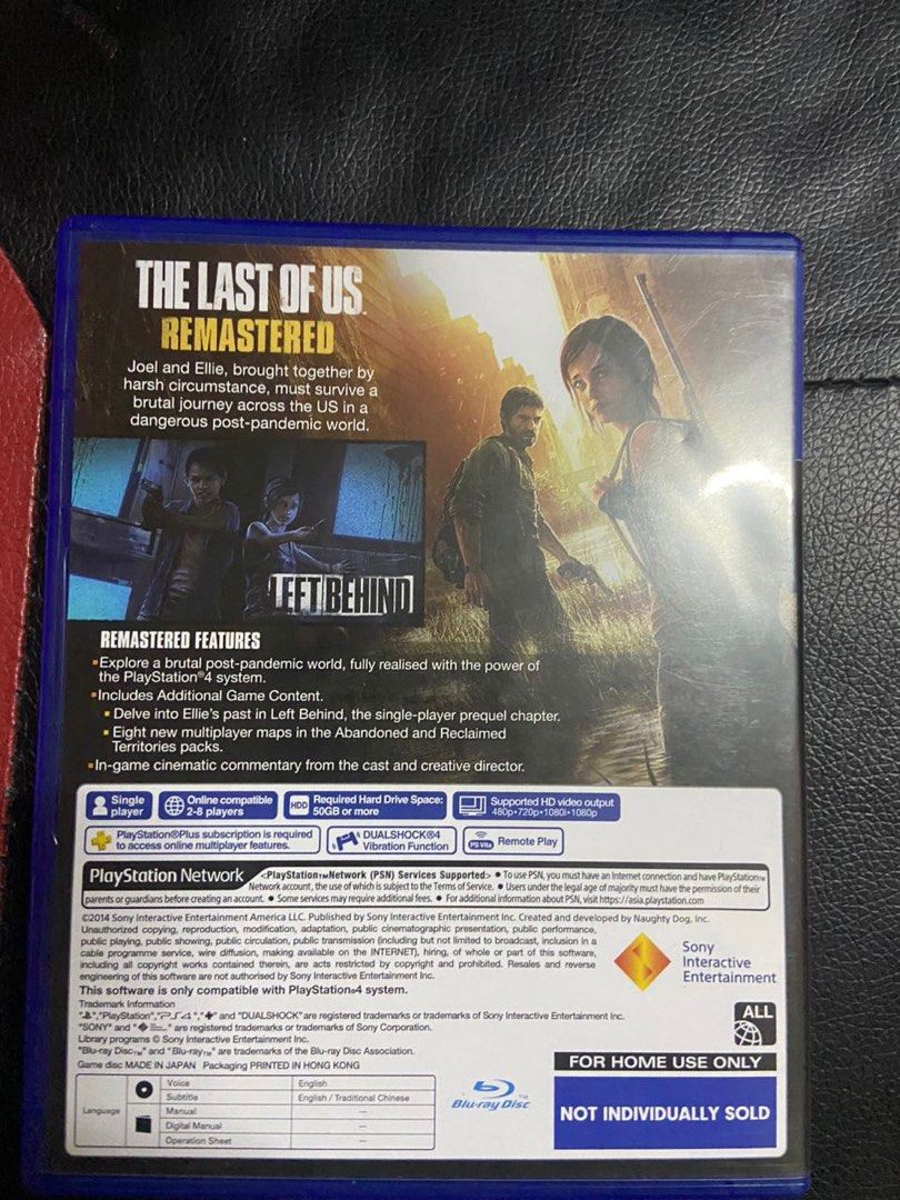 GAME PS4 - THE LAST OF US, Video Gaming, Video Games, PlayStation on ...