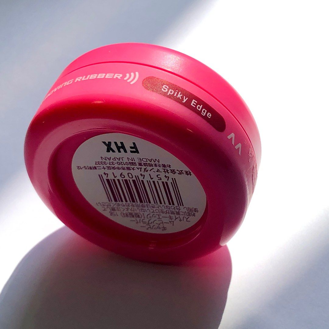 Gatsby Moving Rubber Pink Hair Jam Black Set / Hair Wax Clay Gel Pomade ...